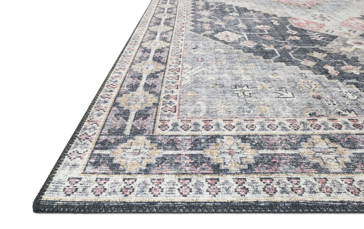 Lyudmila 2'3'' x 3'9'' Charcoal Rug | charcoal_color