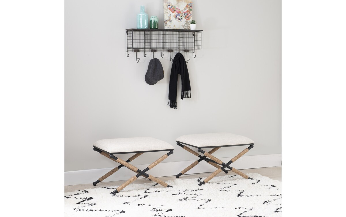 April X Base Stool | white_color | Bob's Discount Furniture & Mattress ...