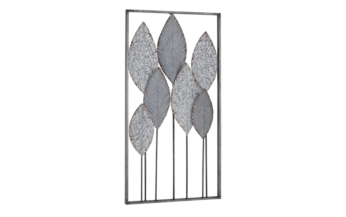 Silver Leaf Wall Decor | silver_finish