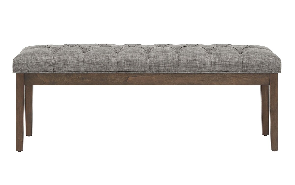 Milan Light Gray Bench | Bob's Discount Furniture & Mattress Store