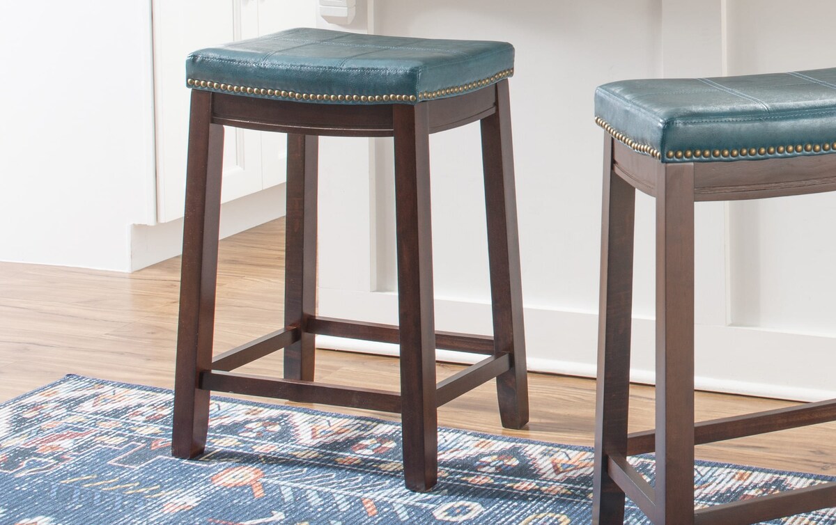 Ryann Blue Counter Stool | blue_color