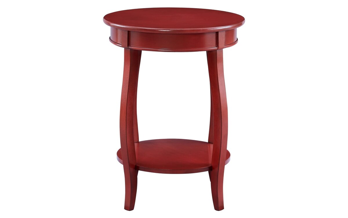 Loudain Red Round Table | red_finish