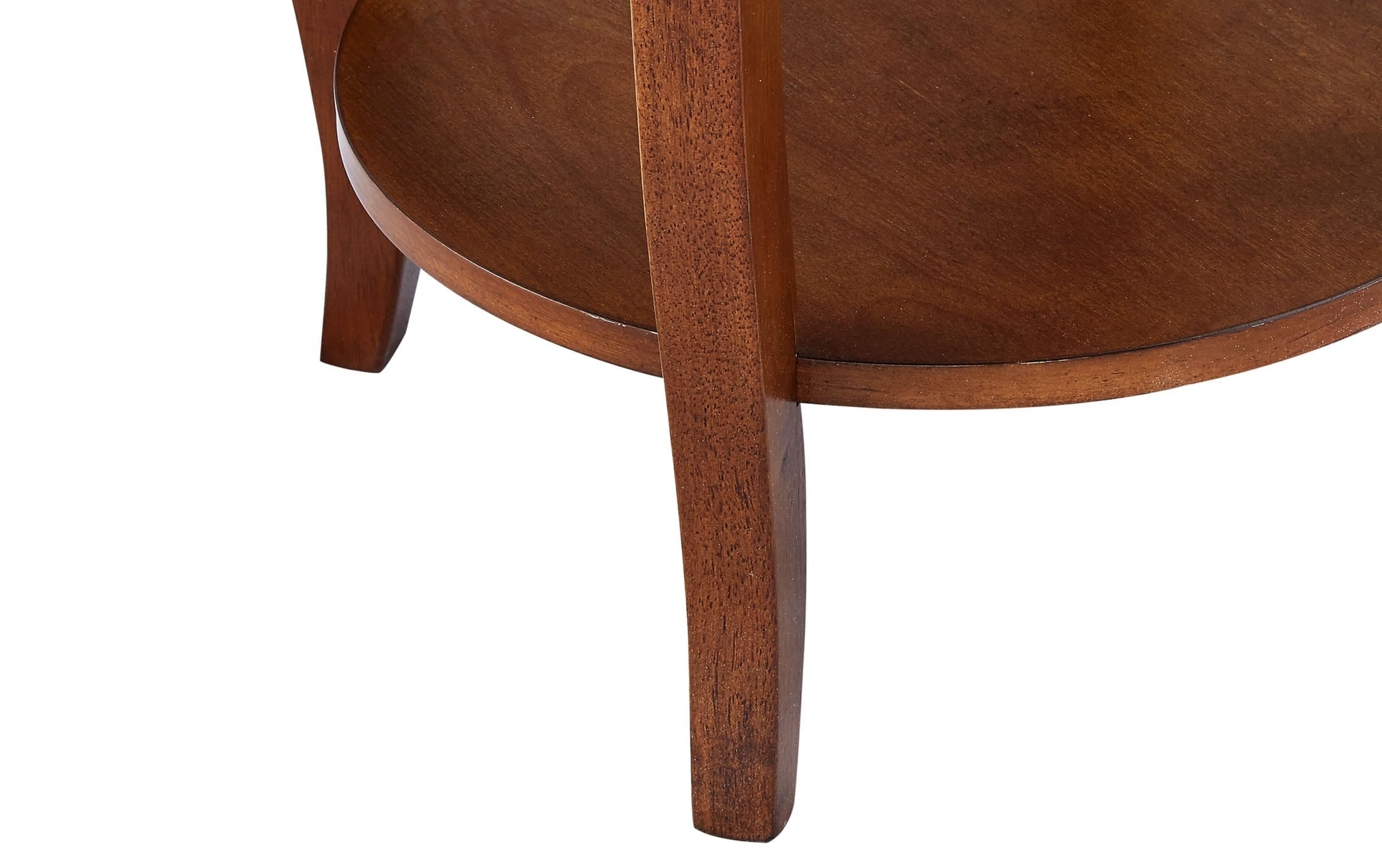 Loudain Brown Round Table | brown_finish