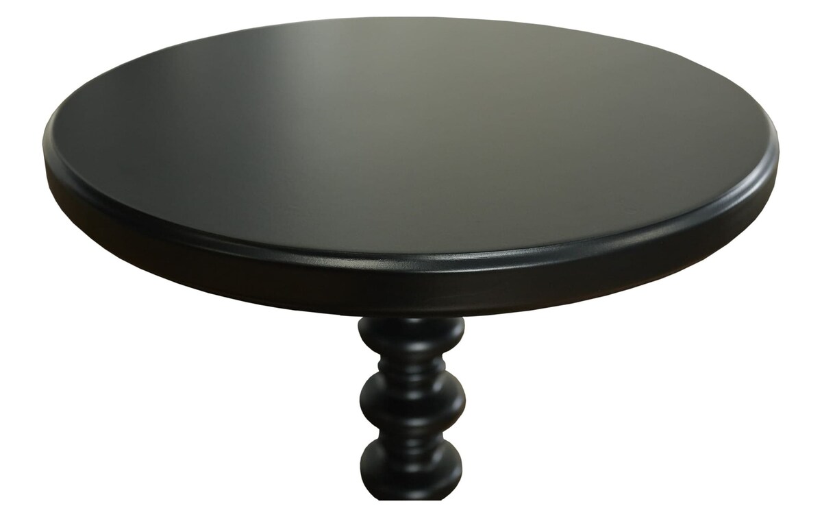Gall Black Round Table | black_finish