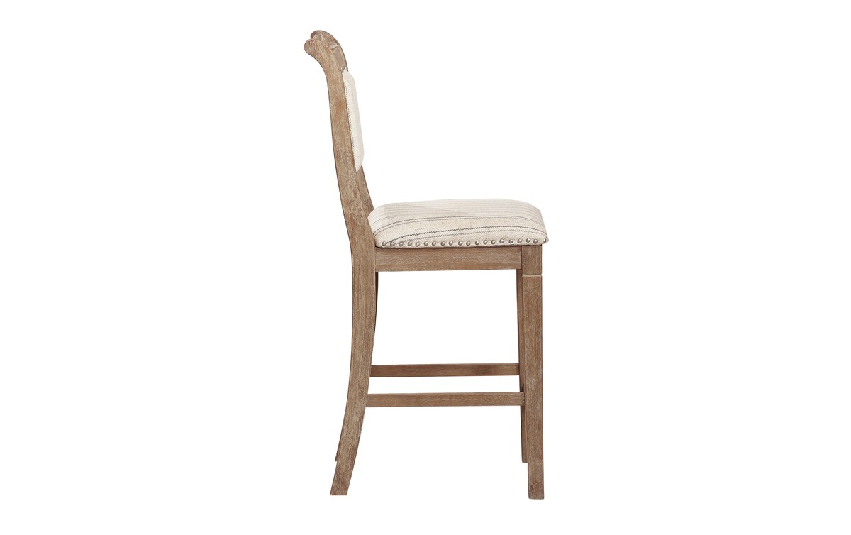 Frankie Gray Counter Stool | gray_finish