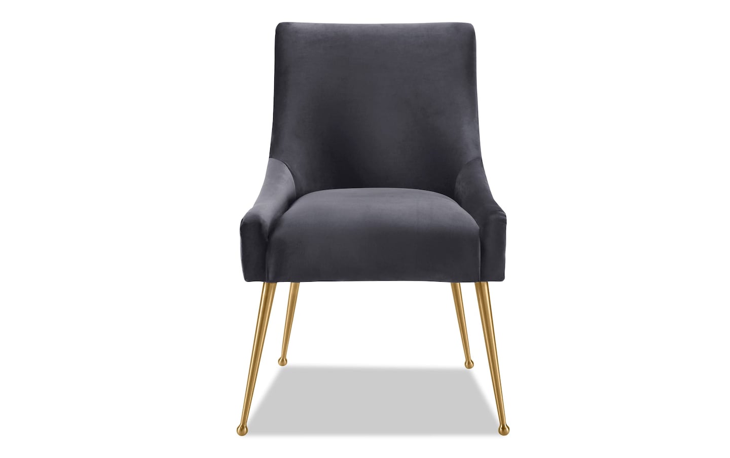 Giselle II Gray Solid Back Upholstered Dining Chair Bob s Discount Furniture Mattress Store
