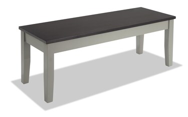 Blake Gray Storage Dining Bench | Bob's Discount Furniture & Mattress Store