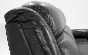 Trailblazer Leather Gray 3 Piece Power Right Arm Facing Chaise ...