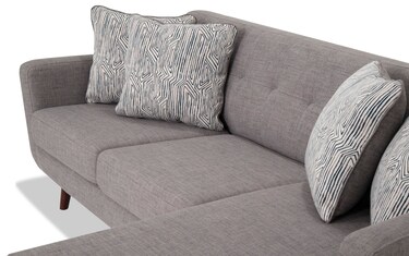 Bettie Steel Gray Chofa & Swivel Chair | Bob's Discount Furniture ...