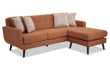 Bettie Russet Chofa, Chair, & Storage Ottoman | Bob's Discount ...