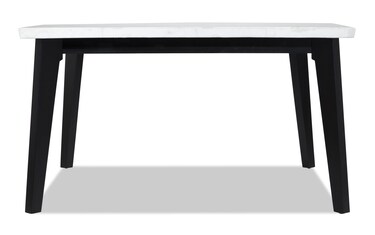 Elm White 9 Piece Square Dining Set with Upholstered Chairs | Bob's ...