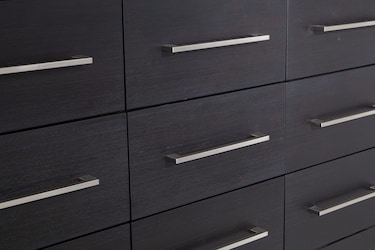 Cosmopolitan 4 Piece Queen Black Storage Bedroom Set | Bob's Discount ...