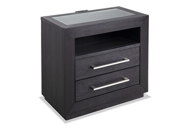 Cosmopolitan 4 Piece Queen Black Storage Bedroom Set | Bob's Discount ...