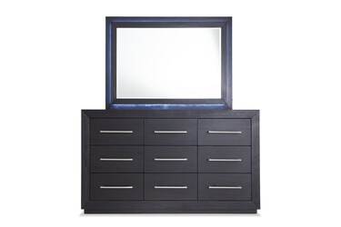 Cosmopolitan 4 Piece King Black Storage Platform Bedroom Set | Bob's ...