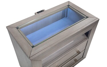 Cosmopolitan 4 Piece Queen Gray Storage Bedroom Set | Bob's Discount ...