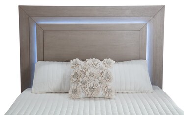 Cosmopolitan 4 Piece Queen Gray Storage Bedroom Set | Bob's Discount ...