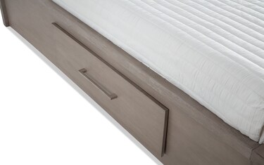 Cosmopolitan 4 Piece Queen Gray Storage Bedroom Set | Bob's Discount ...