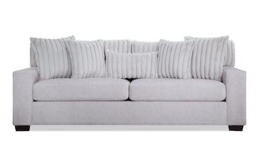 Sofia Gray 93'' Sofa & 70'' Loveseat | Bob's Discount Furniture ...
