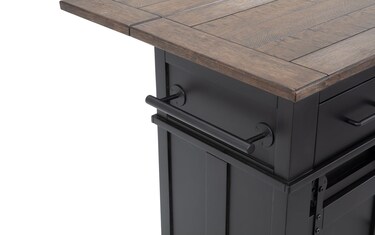Montana Black Kitchen Island | Bob's Discount Furniture & Mattress Store