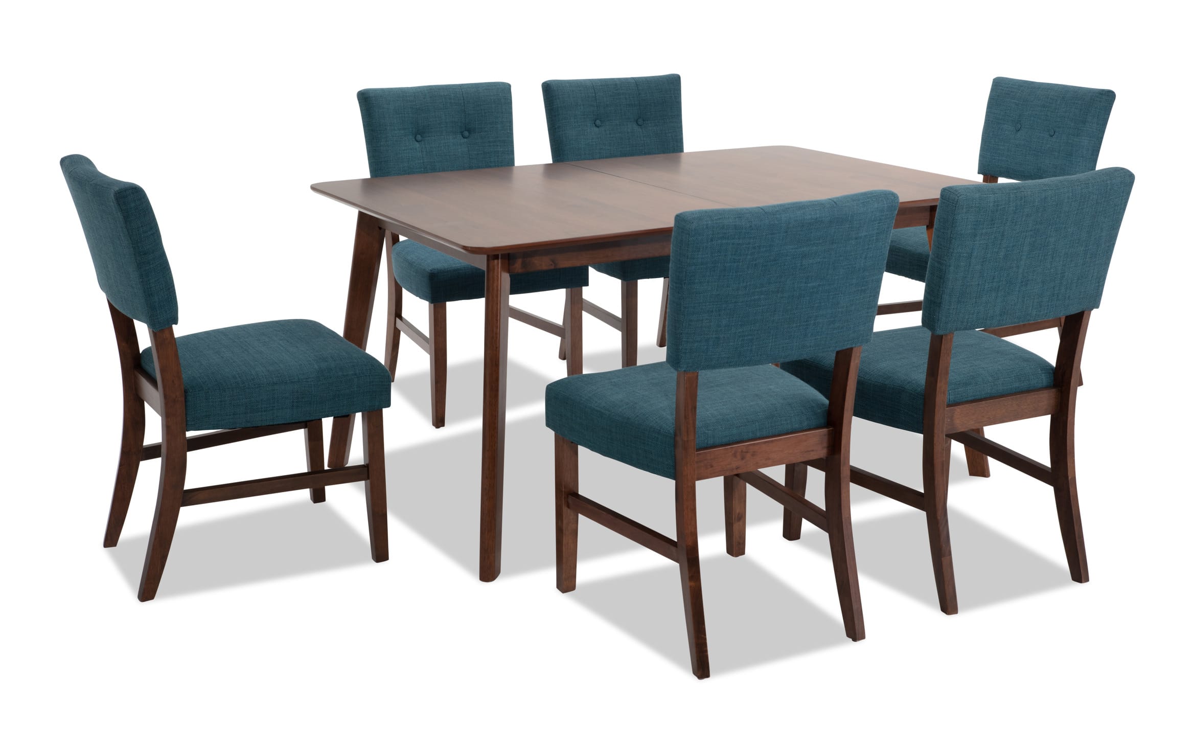 Bettie 7 Piece Dining Set with Teal Chairs | Bob's Discount Furniture ...