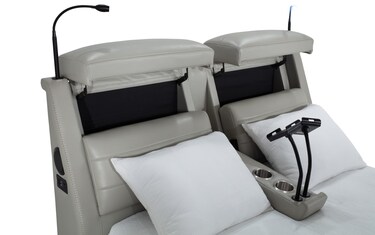 Alpha Queen Upholstered Bed | Bob's Discount Furniture & Mattress Store