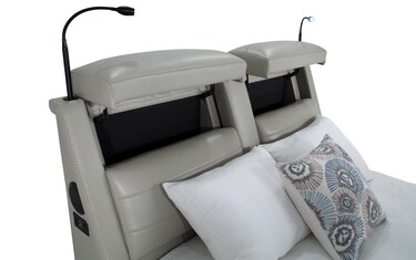 Alpha Queen Upholstered Bed | Bob's Discount Furniture & Mattress Store