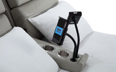 Alpha Queen Upholstered Bed | Bob's Discount Furniture & Mattress Store