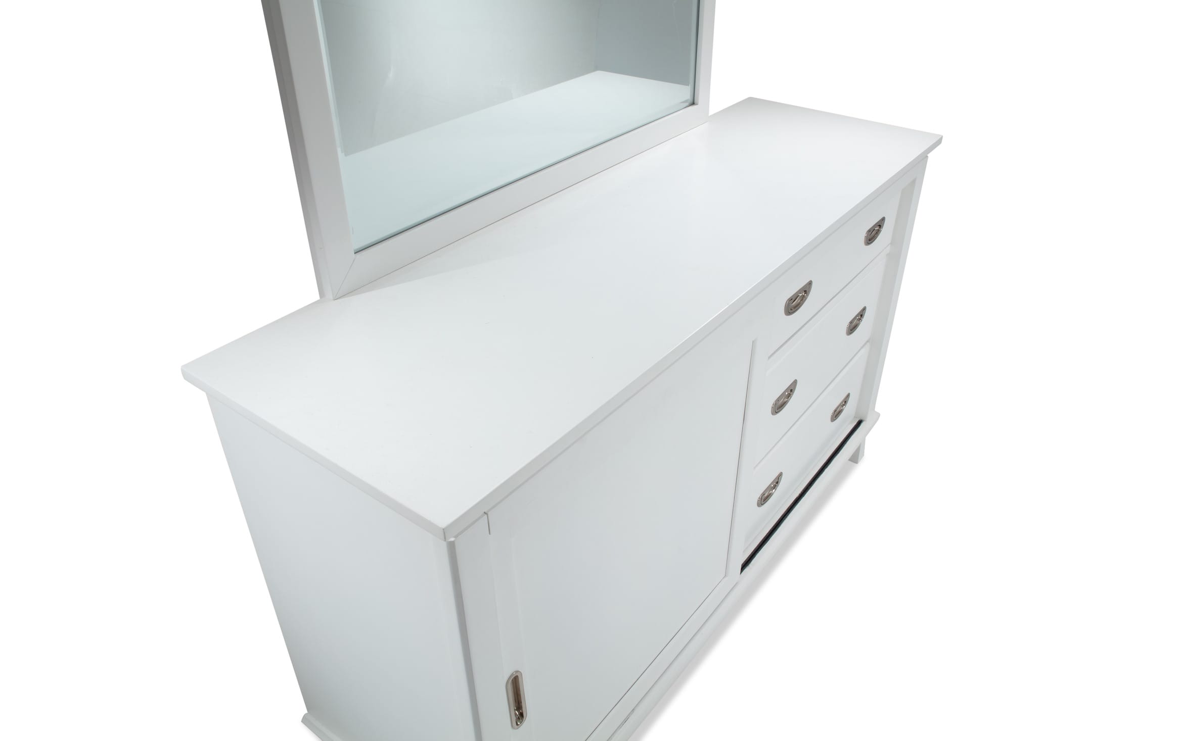 Chadwick White Dresser & Mirror | Bob's Discount Furniture & Mattress Store