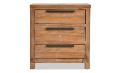 Canyon 4 Piece Queen Light Oak Panel Bedroom Set Bob s Discount Furniture Mattress Store