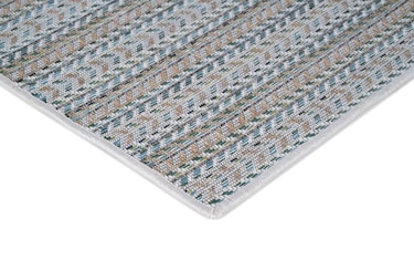 Laguna 8' x 10' Green Striped Indoor/Outdoor Rug | Bob's Discount ...