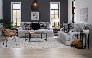 Glacier White 93'' Sofa & 70'' Lovseat | Bob's Discount Furniture ...