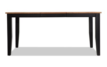 Blake 7 Piece Black & Natural Upholstered Dining Set | Bob's Discount ...