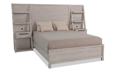 Canyon King White Wall Bed | Bob's Discount Furniture & Mattress Store
