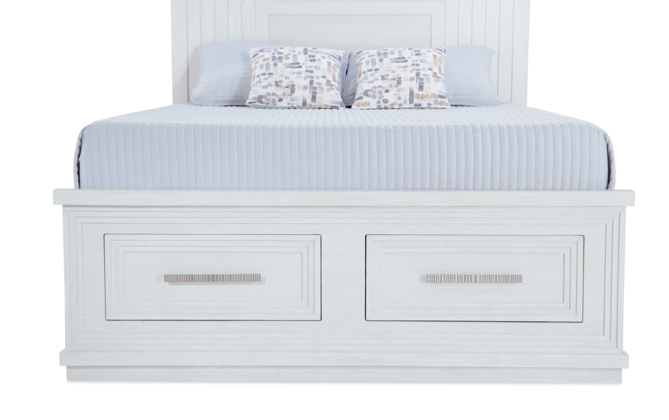 Infinity King White Storage Platform Bed | Bob's Discount Furniture ...