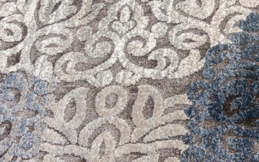 Hoboken 5' x 8' Gray Damask Rug | Bob's Discount Furniture & Mattress Store