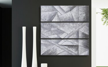 100% Handpainted Angles Abstract Art Canvas | Bob's Discount Furniture ...