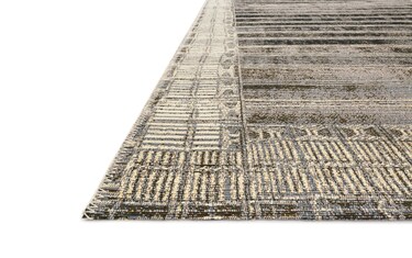 Led 8' x 10' Charcoal Striped Indoor/Outdoor Rug | Bob's Discount ...