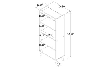 Fresca Brown Basic Office Set | Bob's Discount Furniture & Mattress Store
