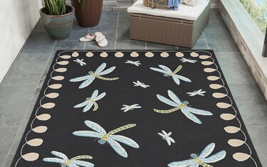 Dragonfly 5' x 7'6'' Indoor/Outdoor Rug | Bob's Discount Furniture ...