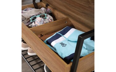 Sable Natural Storage Bench | Bob's Discount Furniture & Mattress Store