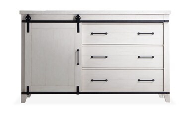 Bobs furniture white dresser store