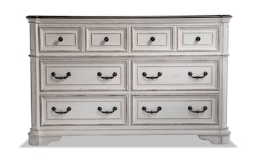 Scarlett White 6 Drawer Dresser