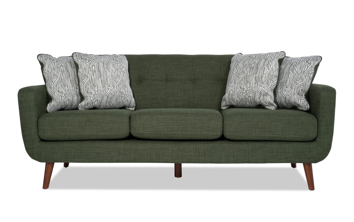 Bettie 80'' Avocado Sofa | Bob's Discount Furniture & Mattress Store
