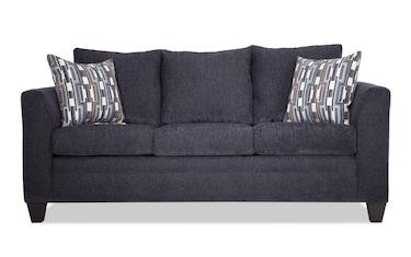 Stevie Charcoal 78 Sofa Bob s Discount Furniture Mattress Store
