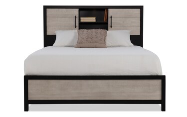 Diva II Full Platinum Panel Bed | Bob's Discount Furniture & Mattress Store