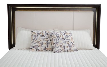 Contempo 5 Piece Queen Ivory & Espresso Bedroom Set | Bob's Discount ...