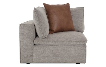 Infinity Gray 116.9'' 6 Piece Modular Sectional 2 Corners, 3 Armless ...