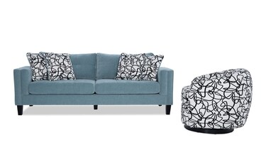 Willow Chofa & Swivel Chair | Bob's Discount Furniture & Mattress Store