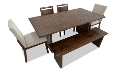 Coco II 7 Piece Dining Set with Swoop Chairs | Bob's Discount Furniture ...