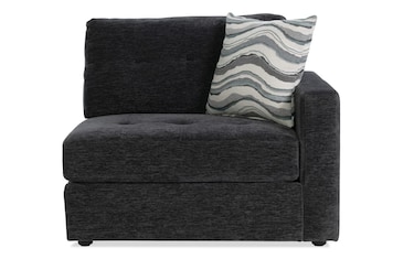 Modular Bob Charcoal 123'' 3 Piece Sectional | Bob's Discount Furniture ...